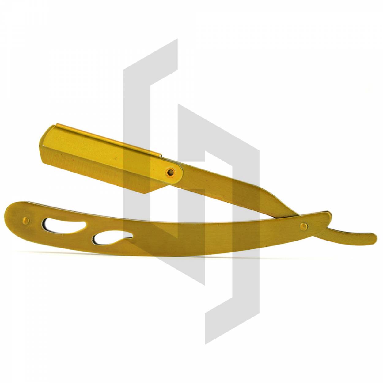 Gold Straight Edge Barber Razor Stainless Steel Folding Shaving Shaver Gold Straight Edge Barber Razor Stainless Steel Folding Shaving Shaver